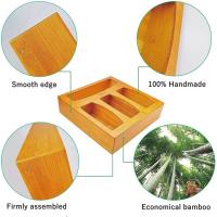 China Versatile Bamboo Ziplock Bag Storage Organizer for Kitchen Countertop Classification for sale