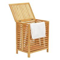 China EU Certified Bamboo Laundry Storage Hamper Collapsible Waterproof for sale