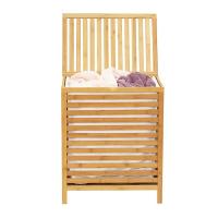 China EU Certified Bamboo Laundry Storage Hamper Collapsible Waterproof for sale