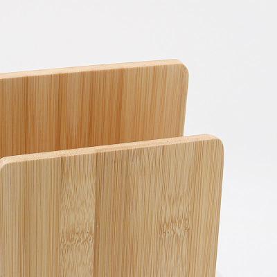 Cina Tenitore per tovagliolo in bambù Regolabile scaffale di legno per sala da pranzo Picnic Tavolo da cucina in vendita