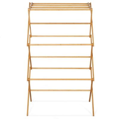 Chine Économie d'espace 120*50*150cm Bambou Accordeon Vêtements Sécheuse Rack de séchage pour vêtements à vendre