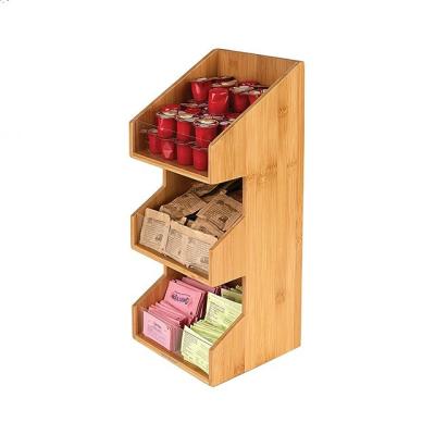 China Multifunction Bamboo Spice Rack Organizer Kitchen Storage ODM for sale