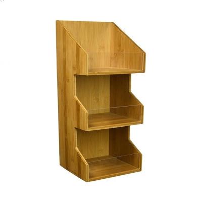 China Multifunction Bamboo Spice Rack Organizer Kitchen Storage ODM for sale