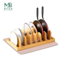 China High Quality Bamboo Kitchen Cookware Multifunction Storage Rack for sale