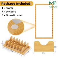 China High Quality Bamboo Kitchen Cookware Multifunction Storage Rack for sale