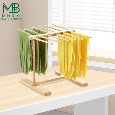 Cina Rack per l'essiccazione di pasta in bambù con bastone di trasferimento per ristoranti in vendita