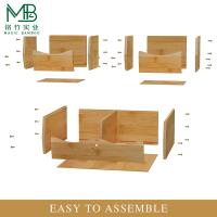 China 4-piece Bamboo Multi-layer Vegetable Storage Box For Kitchen for sale