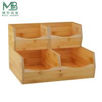 China 4-piece Bamboo Multi-layer Vegetable Storage Box For Kitchen for sale