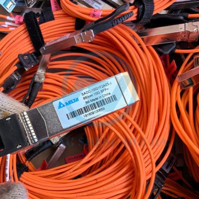 China Used AOC SFP 10G 3M Fiber Optic Direct Connection Cable for 10GB Switch Capacity for sale