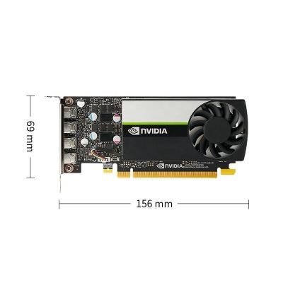 Cina Fan Cooler NVIDIA T1000 4G GDDR6 GPU Interfaccia di memoria a 128 bit PCI Express 3.0 x 16 in vendita
