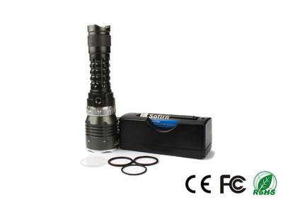 China LED Flashlight 900lm Magnetic Dimmer Switch High Power LED Diving Flashlight for sale