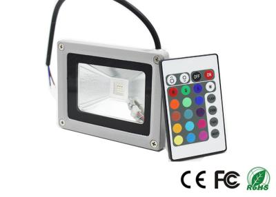 China AC85v -265v 10w RGB Led Flood Light With IR Remore Controller for sale