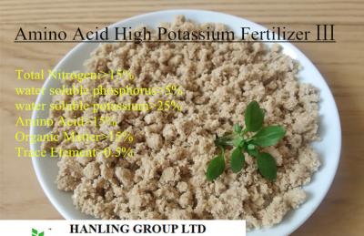China Amino Acid High Potassium Fertilizer 15-5-25 for sale