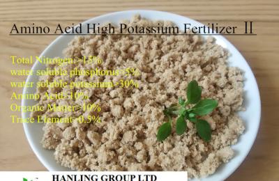 China Amino Acid High Potassium Fertilizer 15-5-30 for sale