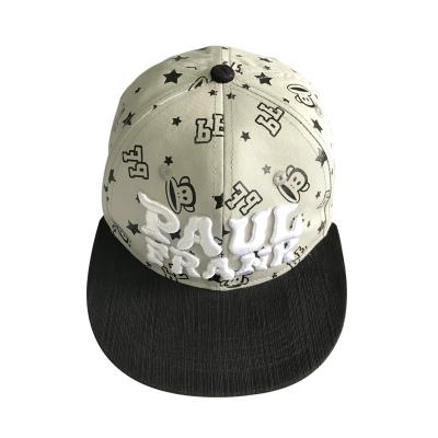 China Volunteer Advertisement Kids Baseball Caps With Embroidery Printed Word Logo for sale
