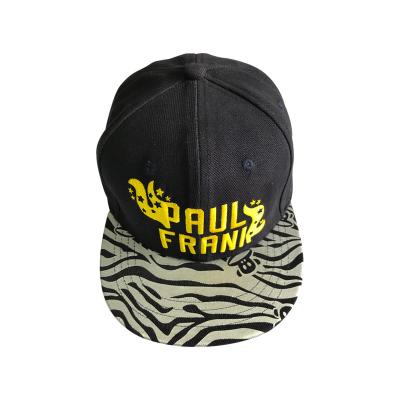 China 6 Panel Printed Vintage Childrens Fitted Hats Sun Proof Customized Size for sale