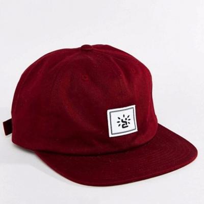 China Leather Strap Stylish Hip Hop Caps With Woven Label Breathable Mesh Fabric for sale