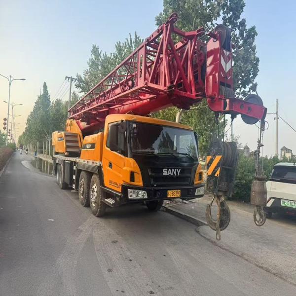 Quality SANY STC500 50Ton Truck Crane 5-Section U-Boom 45.5m Max Height 243kW Engine Mobile Crane for Construction for sale