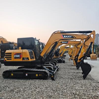 China China Sany SY60C 6ton Mini Excavator High Efficiency Crawler Type Small Digger with Kubota Engine and Hydraulic System for sale