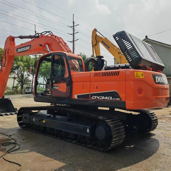 Quality Korea Original Heavy Duty Doosan DX340LC-9C 34Ton Crawler Low Hours Used Excavator Machine for Sale for sale