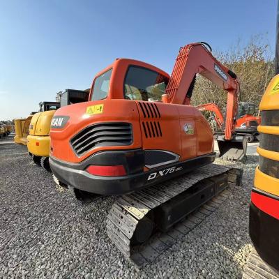 China 7 Ton Used Earthmoving Equipment Road Machinery Excavator DOOSAN DX75LC-9C for sale