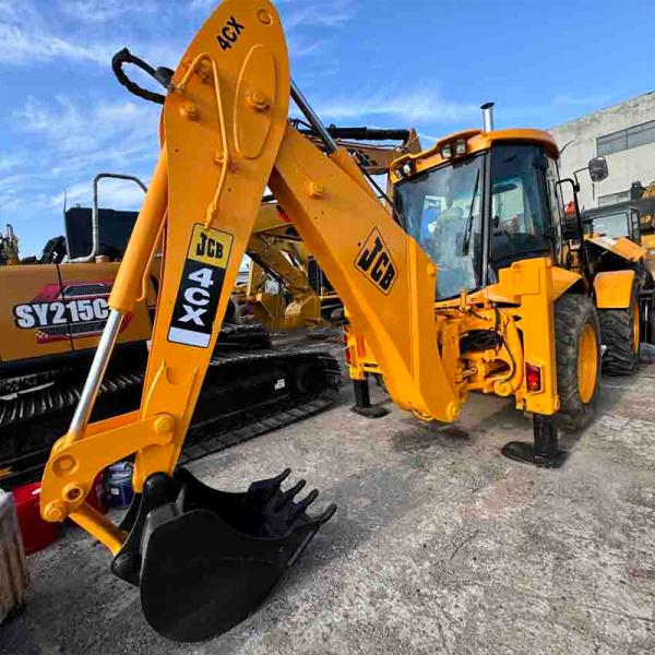 Quality JCB 4CX Used Wheel Loader Backhoe 4WD Excavator Digger for sale