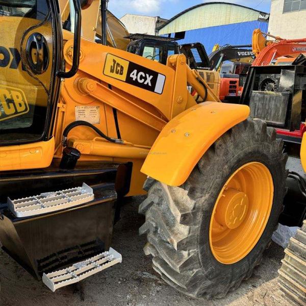 Quality JCB 4CX Used Wheel Loader Backhoe 4WD Excavator Digger for sale
