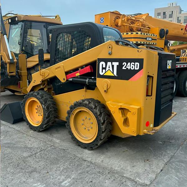 Quality High Performance Used  Wheel Loaders 246D Second Hand Earth Moving Machinery for sale