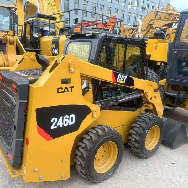 Quality High Performance Used Wheel Loaders 246D Second Hand Earth Moving Machinery for sale