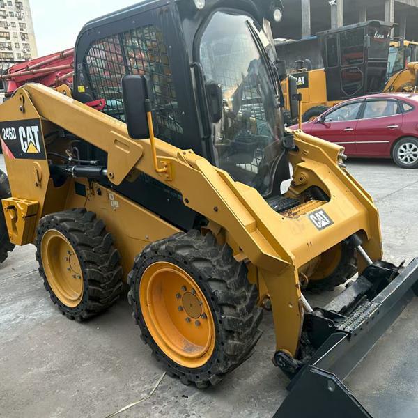 Quality High Performance Used Wheel Loaders 246D Second Hand Earth Moving Machinery for sale
