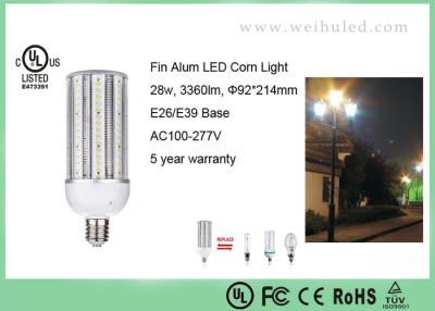 China 110 - 277V E40 Led Corn Bulb Energy Saving  360° 5000k 120lm / w UL for sale
