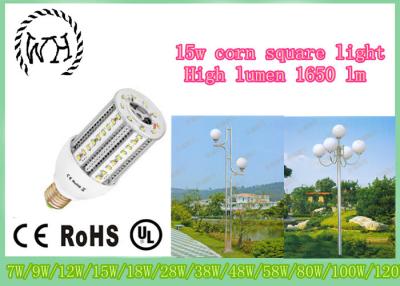 China 15W IP65 3000K Led Corn Light Bulb SMD2835 360 View Angle Milk Cover for sale