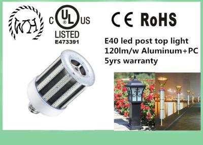 China Inter Driver 5000K E40 LED Corn Light Post Top Led Lamps 360 Degree Fin Aluminum for sale