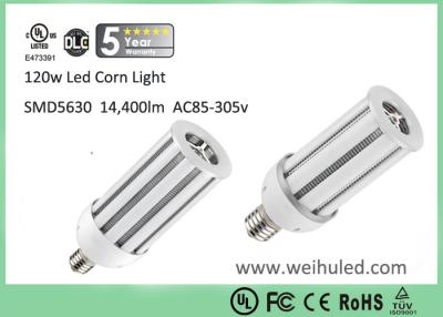 China IP63 Milky Cover E40 LED Corn Light Fin Aluminum Heatsink 120lm/m Corn Light 120w for sale