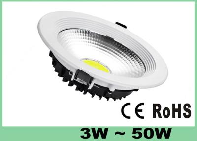 China High CRI Dimmable LED Downlights Easy Install With Driver, Bridgelux COB LED Down Light for sale