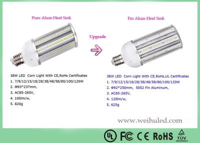 China 38W E27 LED Corn Light Bulb Screwed Lamp Base Directly 120lm/w for sale