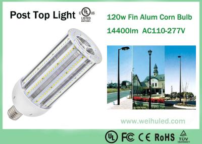 China UL Approved Post Top Led Lamps 120w Retrofit Corn Light Bulbs 14400lm for sale