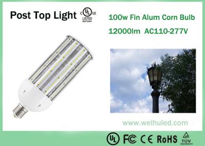 China 100w LED Post Top Lamps For Retrofit Project 120lm/w  Fin Aluminum Corn Bulb for sale