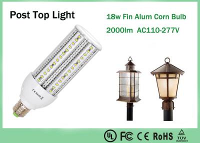 China Led Post Top Lamps Bulb18w Led Corn Light Fixtures 2000lm 5 Years Warranty for sale