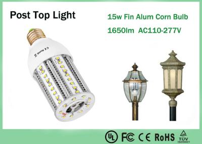 China 15w 1650lm LED Post Top Lamps UL Listed Corn Light 360° Beam Angle for sale