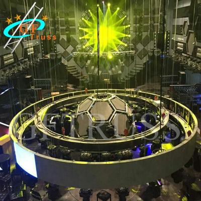 China Kundengebundener drehender runder Sprecheraluminiumbinder des Beleuchtungsbinders zu verkaufen
