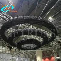 China Customized aluminum rotating lighting truss round speaker truss for sale