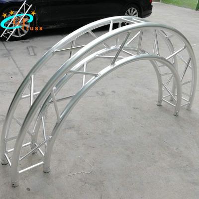 Cina Forma del quadrato del sistema della capriata curva luce di alluminio rotonda della capriata della spina della cabina in vendita