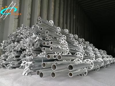 China Forma resistente del cuadrado de la talla media del braguero de aluminio de la capa 6061 T6 en venta