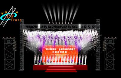 Cina capriata d'accensione di alluminio della spina di 6082-T6 3m per l'evento di concerto in vendita