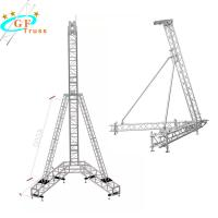 China Silver Stand Speaker Line Array 8M Lifting Pigot Screw Squire Type for sale