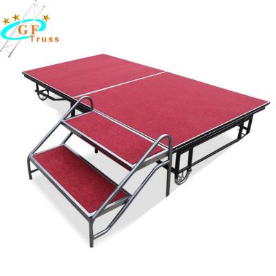 China Het mobiele Vouwende Openlucht 60cm 6082-T6 Stadium van het Gebeurtenisoverleg Te koop