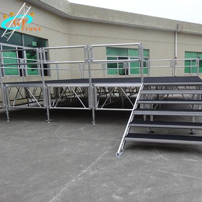 China Het openlucht van het het Stadiumaluminium van de Overlegbundel Platform van het de Materialenstadium Mobiel in Bundelvertoning Te koop