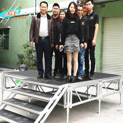 China Draagbare bundel van het aluminium de openluchtstadium Te koop