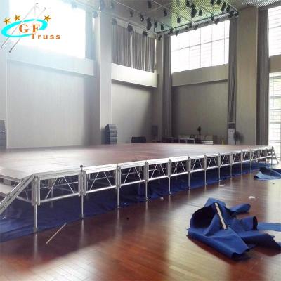 China Waterdicht Platform 18mm van het Aluminium Draagbaar Stadium Triplex Te koop